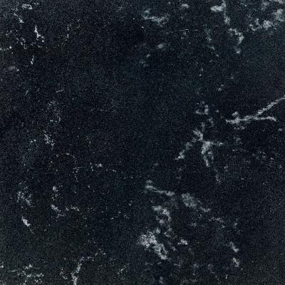Cina Superficie artificiale popolare del solido delle mattonelle di pavimentazione della cima di vanità del controsoffitto della lastra della pietra del quarzo del nero P70 per il bagno della cucina in vendita