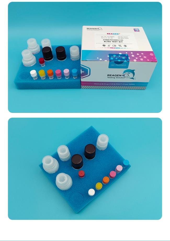 Detailed view of test kit