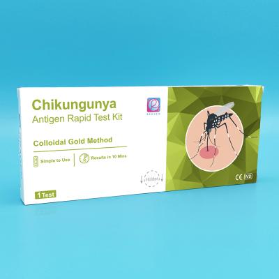 China Chikungunya Antigen Antibody Rapid Test Kit IgG IgM Colloidal Gold for sale