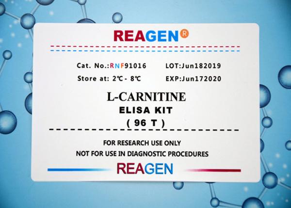 Υψηλής ευαισθησίας L-καρνιτίνη Colorimetric Assay Kit Kit Testing Kit Milk Powder