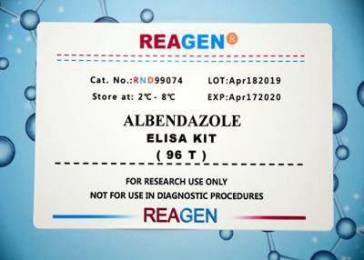 China Albendazole ELISA Test Kit , technical support , competitive price , 96 test for sale