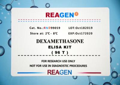 중국 강한 감수성 데ξα메타손 ELISA 테스트 키트 2 - 8°C 연구용 보관 판매용