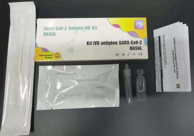 China 20 Test Rapid Antigen Test Home Kit SARS-CoV-2 SWAB High Accuracy Antibody Sandwich for sale