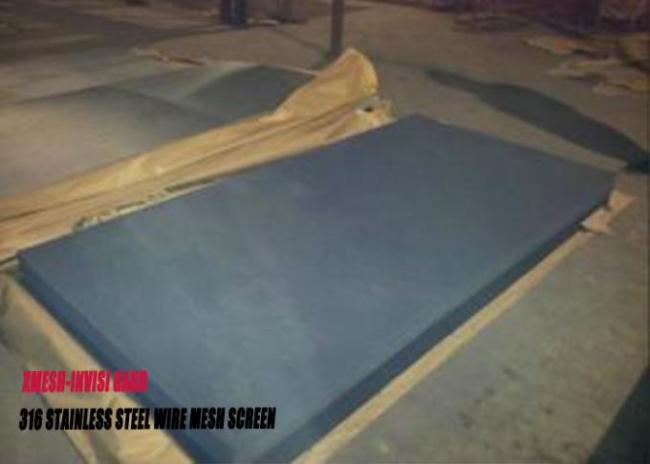 La polvere ha ricoperto lo schermo di sicurezza di acciaio inossidabile per gli Anti-insetti e le pallottole 1