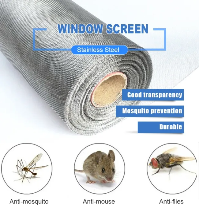 Bullet Proof Window Screen Security Window Screen Stainless Steel Window Screen