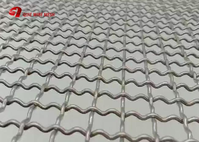 aluminum crimped wire mesh