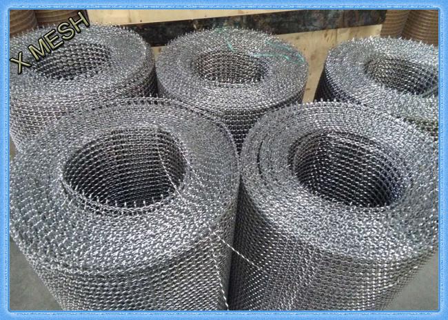 aluminum crimped wire mesh