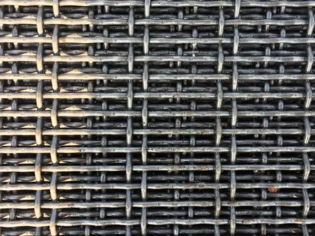 65 Mn Crimped Screen Mesh Vibrating Screen for Mine