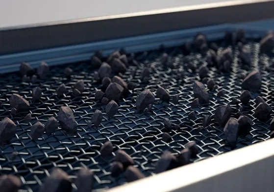 65 Mn Crimped Screen Mesh Vibrating Screen for Mine