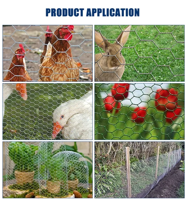 Hot Dipped Galvanized 2X1X1m 8*10cm Hexagonal Gabion Stone Cage Mesh Woven Gabion Basket Wire Mesh