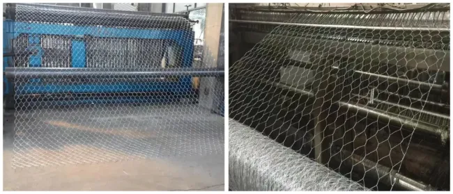 Hot Dipped Galvanized 2X1X1m 8*10cm Hexagonal Gabion Stone Cage Mesh Woven Gabion Basket Wire Mesh