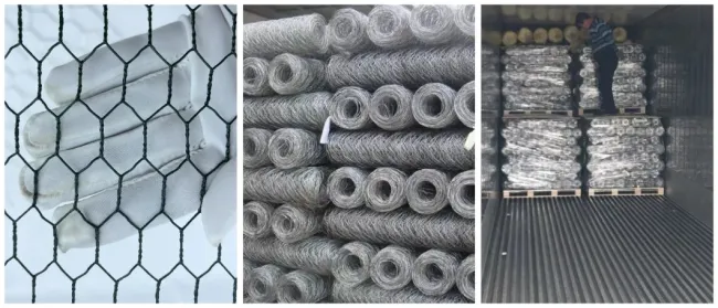 Hot Dipped Galvanized 2X1X1m 8*10cm Hexagonal Gabion Stone Cage Mesh Woven Gabion Basket Wire Mesh