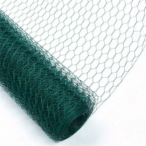 green colored hexagonal wire mesh