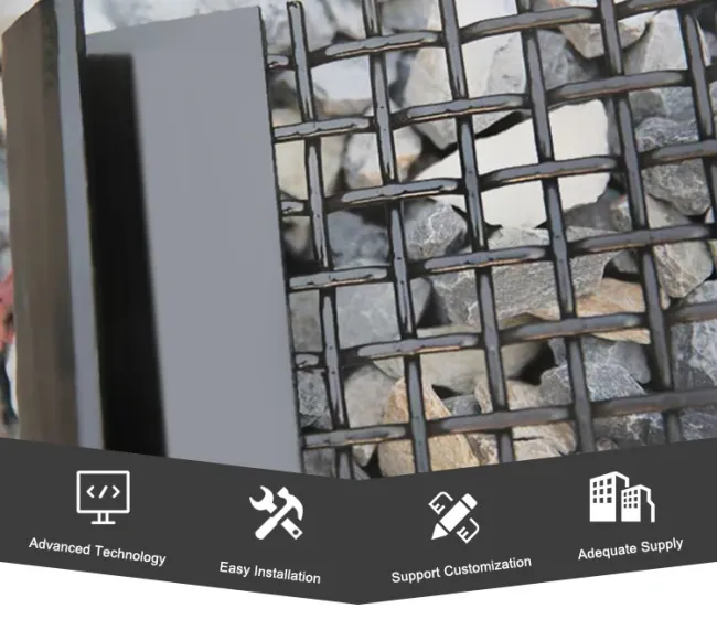 Crimped Wire Mine Sieving Woven Wire Mesh for Vibrating screen Mesh