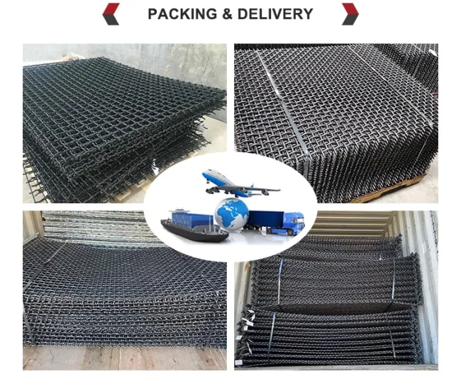 Crimped Wire Mine Sieving Woven Wire Mesh for Vibrating screen Mesh
