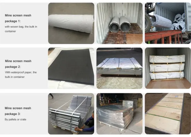 3mm 65mn Steel Vibrating Sieving Screen Mesh/Quarry Mesh Screen/Crusher Screen Mesh