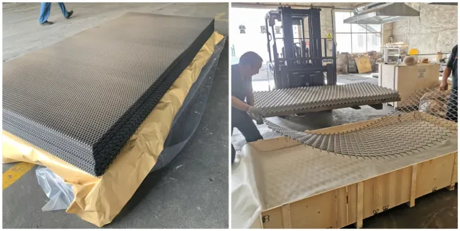 Hexagonal Mesh Expanded Metal Suitable for Walkway