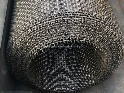 Mining Vibrating Screen Crimped Woven Wire Mesh