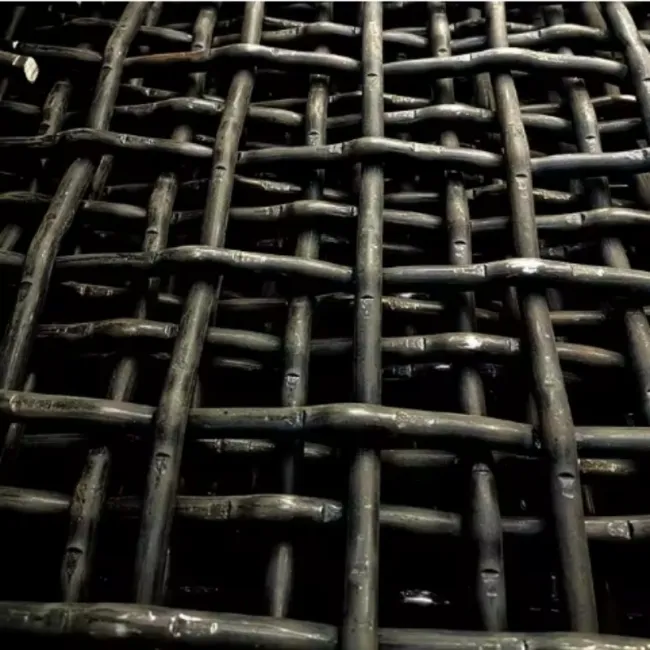 High Carbon Steel Quarry Vibrating Screen Mesh for Mining Equipment Crimped Wire Mesh