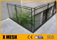 China Ferrule Type Inox Webnet 316 Stainless Steel Wire Rope Net 2mm Rustproof for sale