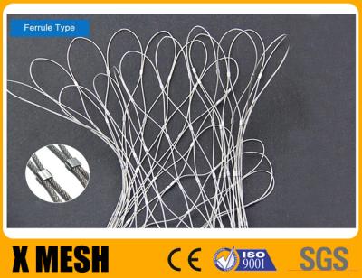 Cina Corda flessibile architettonica Mesh Netting Anticorrosive di acciaio inossidabile AISI304 316 in vendita