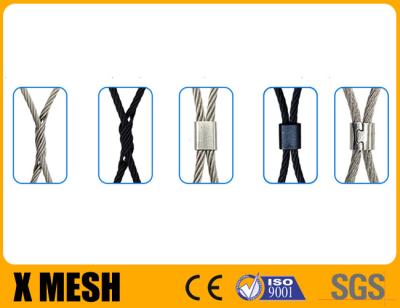 Cina Arrugginimento di Mesh With Different Type Non della corda di acciaio inossidabile di sicurezza 1/8inch in vendita