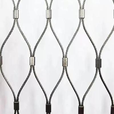 Cina 7 X 7 Ss 304 Ferrule Cable Mesh per animali in vendita