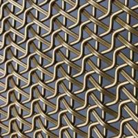 China Metal Decorative Mesh Screen Partition Woven Mesh for sale