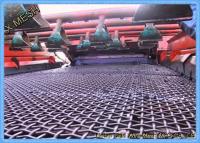China Mining Vibrating Screen Mesh Manganese Steel And Polyurethane Material for sale
