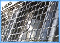 China Mining Vibrating Screen Mesh Manganese Steel And Polyurethane Material for sale