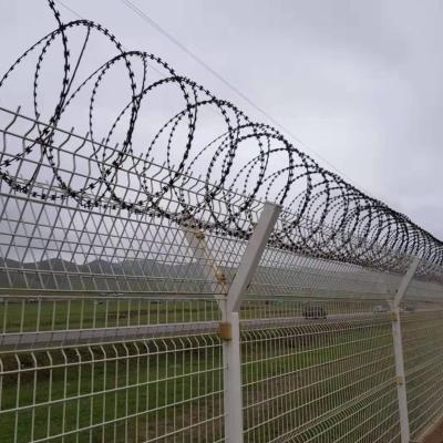 Cina BTO-12 Concertina Razor Wire Hot Dip Galvanized PVC Rivestito in vendita