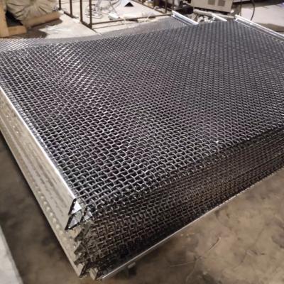Cina Stretching Reusable Mine Sand Gravel Vibrating Steel Screen Mesh per la cava in vendita