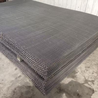 Cina 4 Gauge 60X70" 65mn Steel Wire Mesh Vibrating Crimped Wire Mesh For Mining Screen in vendita