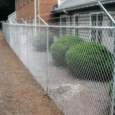 Cina 11 Gauge Temporary PVC Coated Chain Link Fence for Construction in vendita