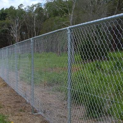 Cina 11 Gauge Temporary PVC Coated Chain Link Fence for Construction in vendita