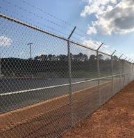 China Galvanized Chain Link Fence Diamond Shape Wire Mesh Fence for sale