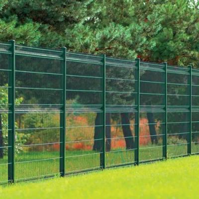 Cina Galvanized and PVC Coated 3D Curved Welded Wire Mesh Fence for Garden Fence in vendita