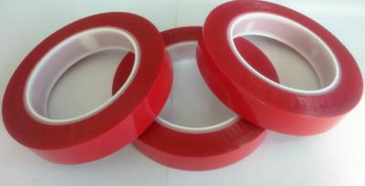 China 75um Thickness 55M Film Splicing Tape Red Base Material For Label Printing for sale