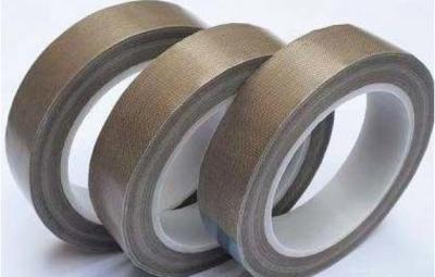China Teflon Coated Conveyor Belt 0.18mmX10m general size , fiber glass cloth teflon tape for sale