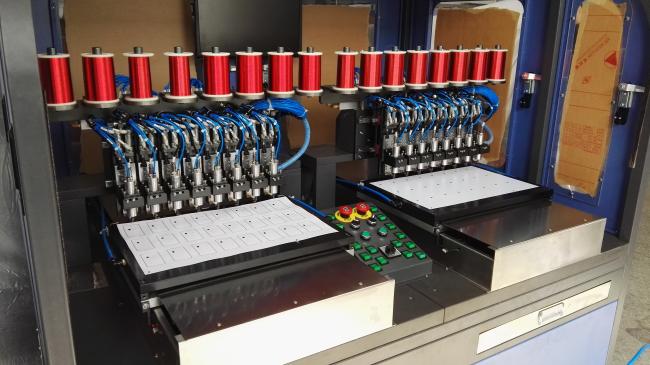 MOXA motion + Mitsubishi servo control Fast speed RFID Card INLAY prelam Sheet Antenna Implanter YAE-216