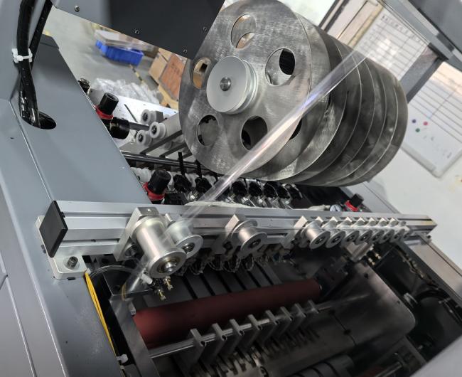 8 Heads 12.7mm Automatic Magnetic Stripe Laying Machine YMSL-1000 For Cards