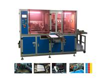China Full Automatic PVC CR80 Card Die Cutting and Sorting Machine YLPS-1 3.5KW 8000-16000 Cards/Hour for sale