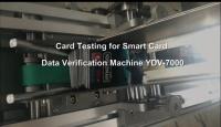 China YDV-7000 Smart Card Data Verification Machine with 6000-7000 Cards/Hour Speed and 1800×600×1600mm Dimensions for sale