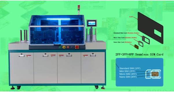 Quality Speed 4000~6000 CPH Full Size GSM SIM Card punching machine Automatic SIM Card for sale