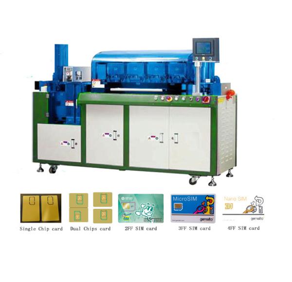 Quality PLC Program Controlled Full Auto SIM Card Personalization Die Cutting Machine for sale