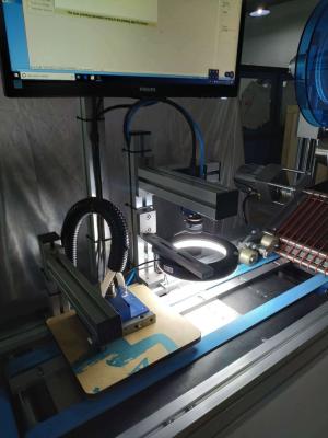 China Drop On Demand Card Printing Machine Smart Card Personaliztion with Compressed Air 6KG/CM2 Boost Your Production Te koop