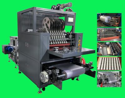 Cina Foglio di plastica spessore 0,25-0,8 mm, larghezza max. 580 mm, Applicatore di banda magnetica YMSL-1000 con velocità di rotolamento del film di 10-12 m/min in vendita
