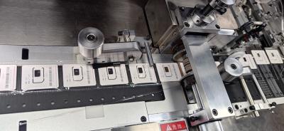 China Mini SIM Card Packing Machine for Single Chip Card Dual Chip Card Quarter Card Wrapping  7000-8000pcs/hour for sale