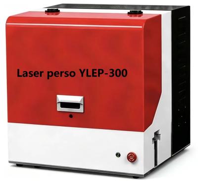 China 20W Fiber Laser/1200 Dpi Desktop Card Laser Engraving Personalization Machine YLEP-300 for sale