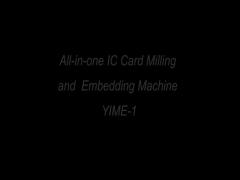 High Precision All-in-one IC Card Milling and Embedding Machine YIME-1 2000～2500 chips/hour